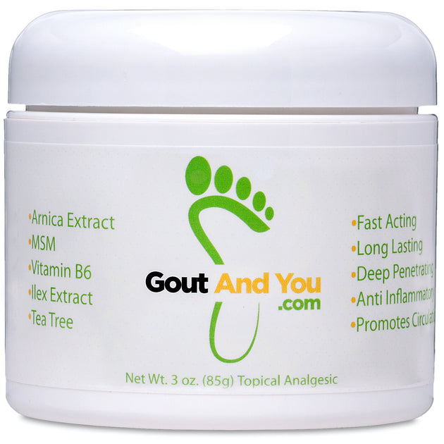 GoutandYou Therapeutic Gout Relief Cream – GoutandYou.com